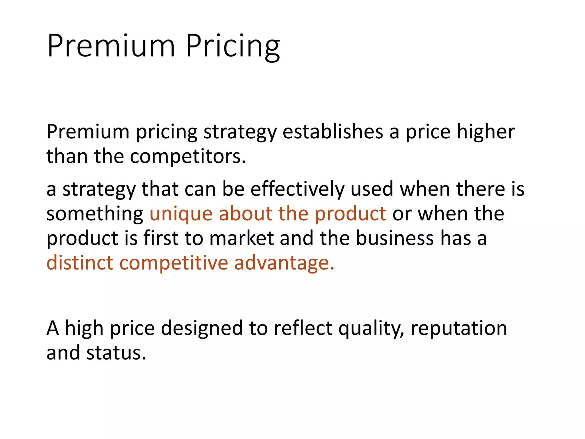 Costing and pricing | PPTX