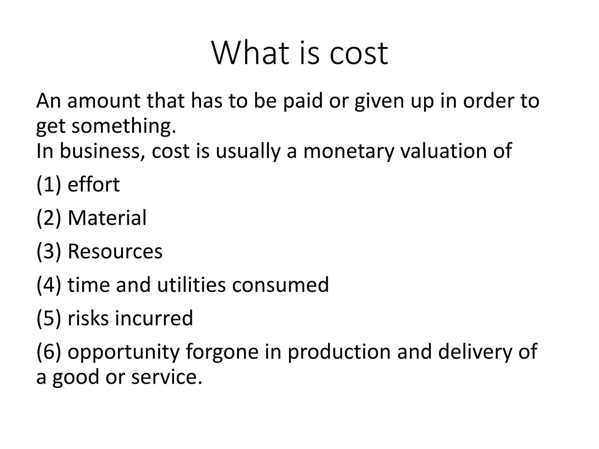 Costing and pricing | PPTX