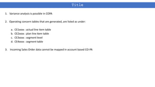 SAP CO-PA (Controlling-Profitability Analysis) | PPTX