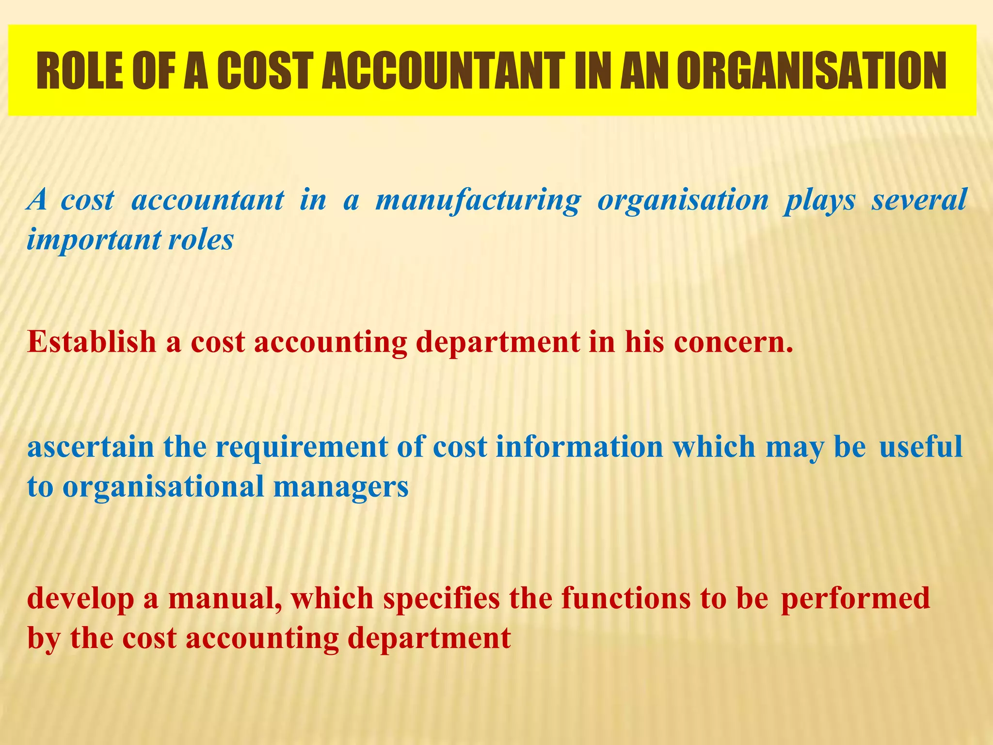 Costing chapter 1 basics of costing | PPTX
