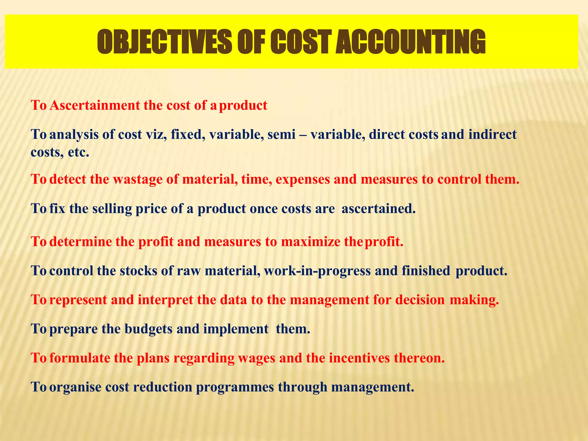 Costing chapter 1 basics of costing | PPTX