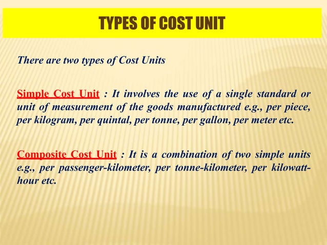 Costing chapter 1 basics of costing | PPT