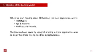Costing model for FDM 3D printed parts - Presentation in Top3D Expo ...