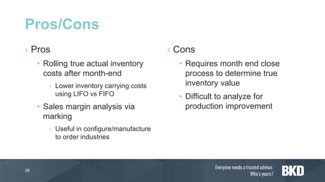 Inventory Costing Models in Dynamics 365 Finance and Operations | PPTX