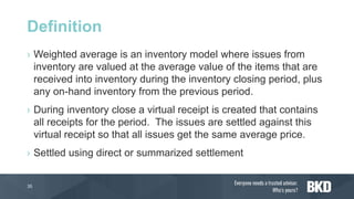 Inventory Costing Models in Dynamics 365 Finance and Operations | PPTX