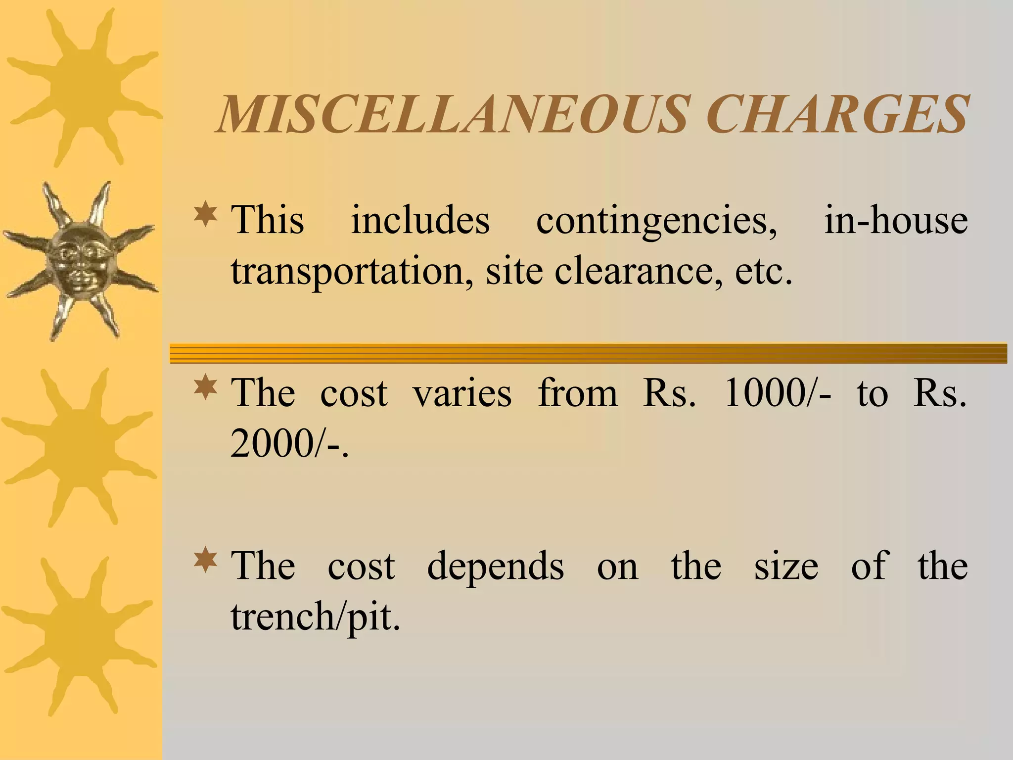 Costing of recharge structures | PPT