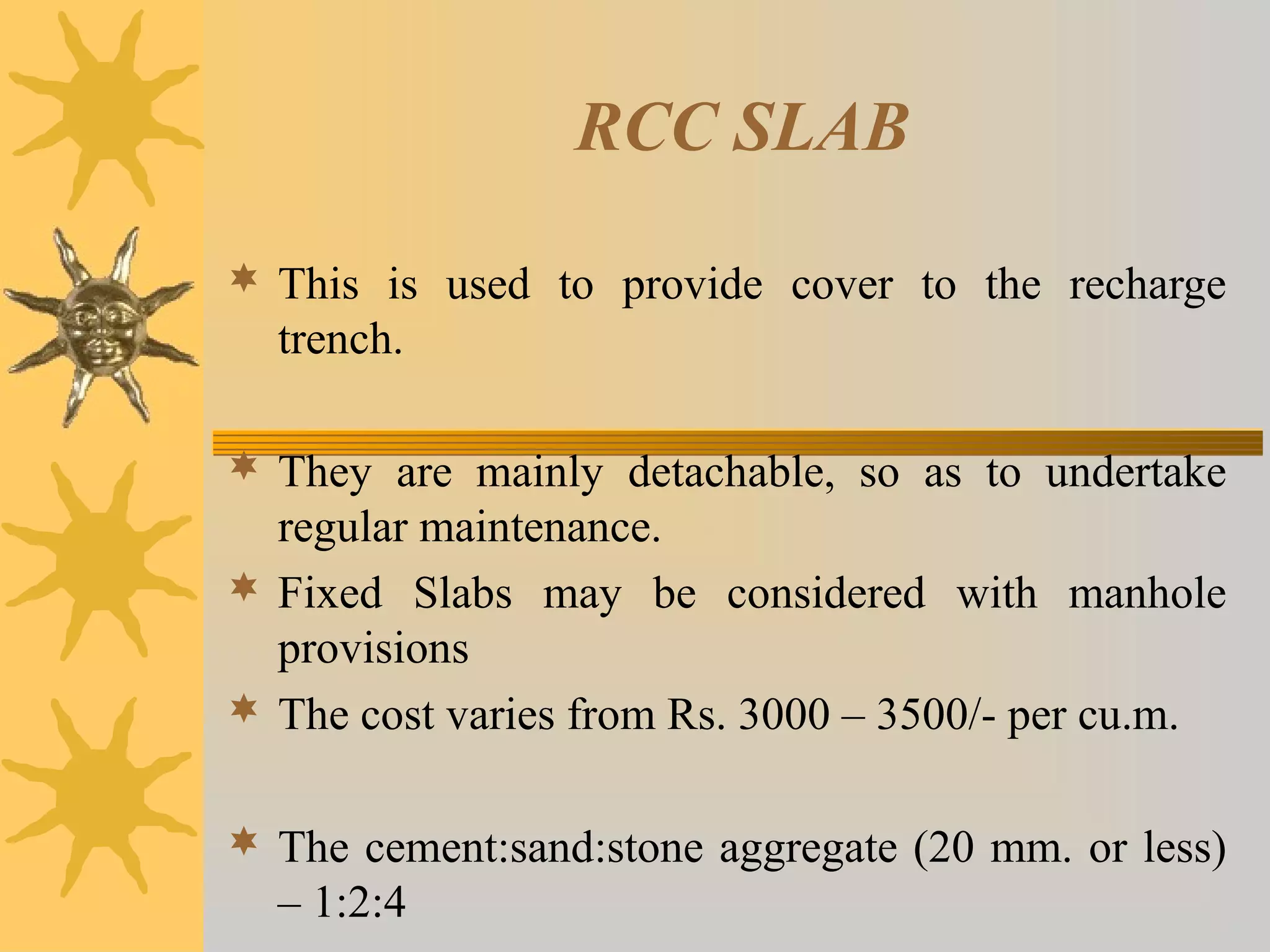Costing of recharge structures | PPT
