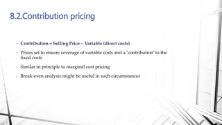 Costing & Pricing strategies | PPTX