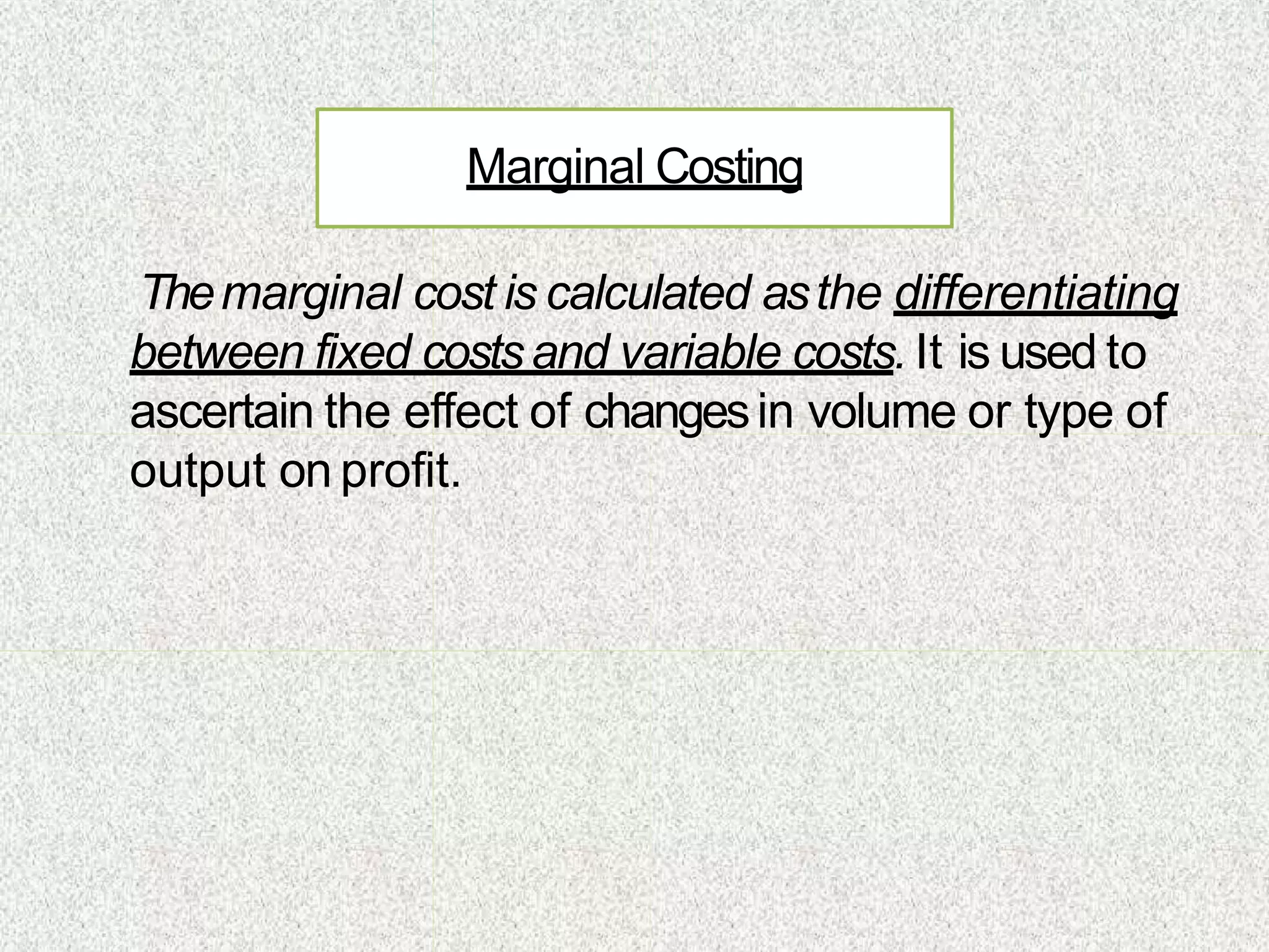 Costing techniques and methods | PPTX