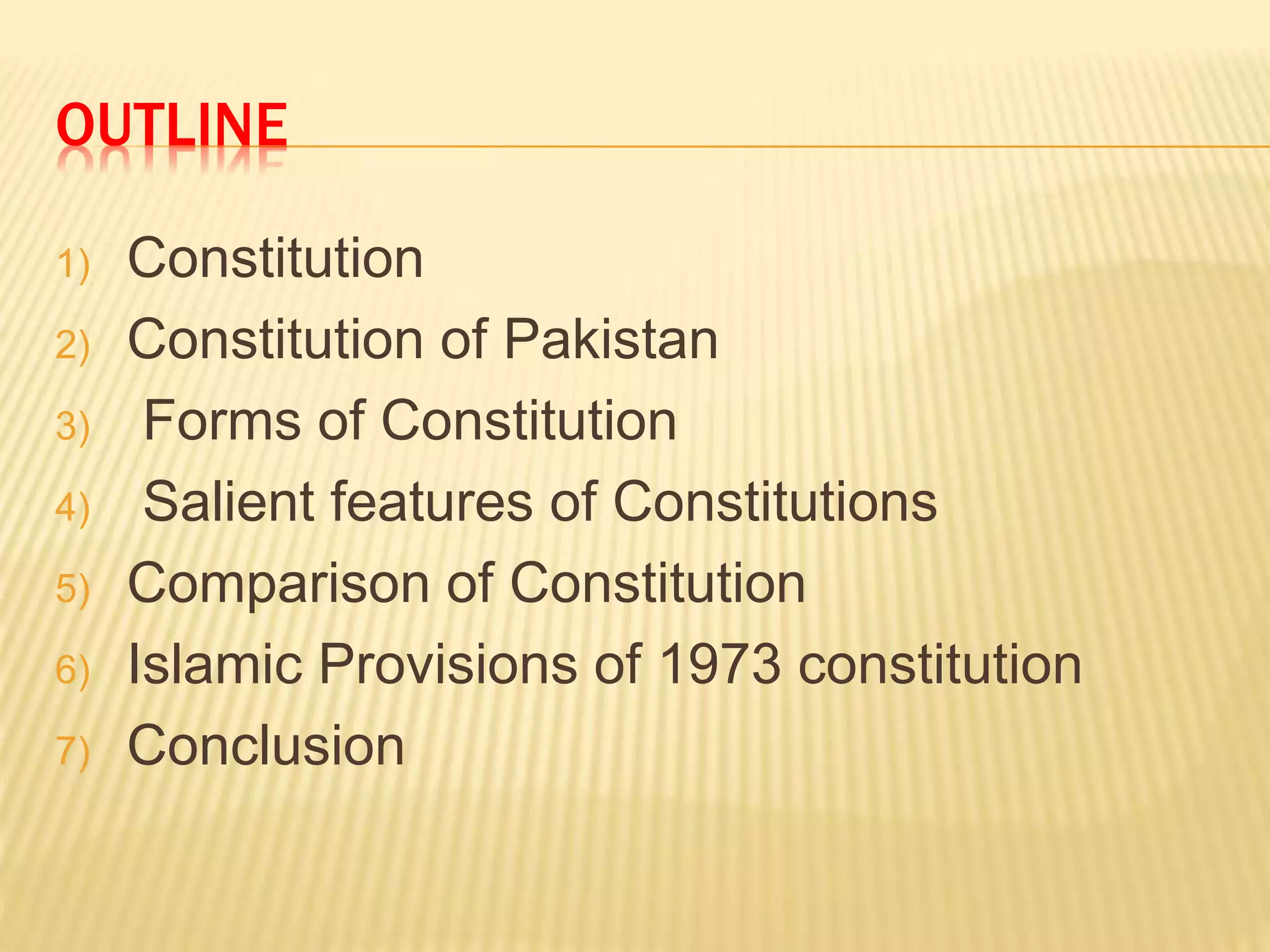 Constitutions of Islamic republic Pakistan. | PPTX