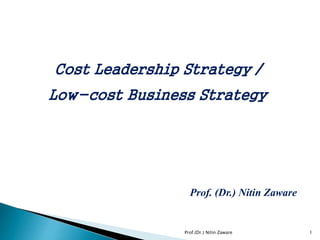 Cost leadership strategy | PPTX