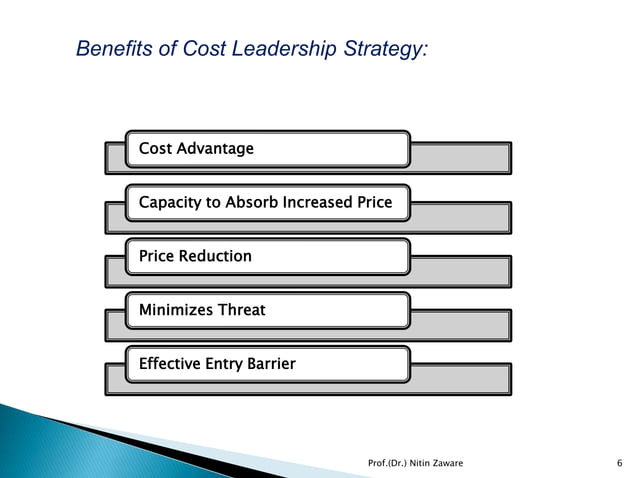 Cost leadership strategy | PPTX