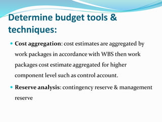 Cost management | PPTX