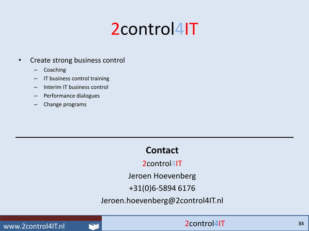 ICT Cost Management And Savings General | PPT