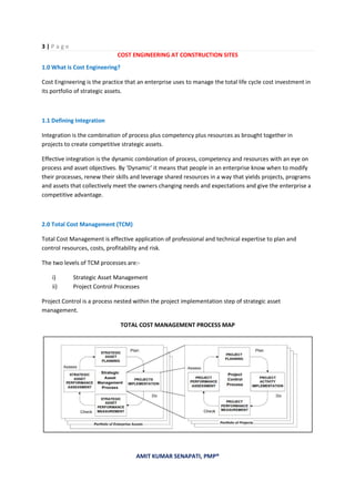 Cost management basics for Construction Engineers | PDF