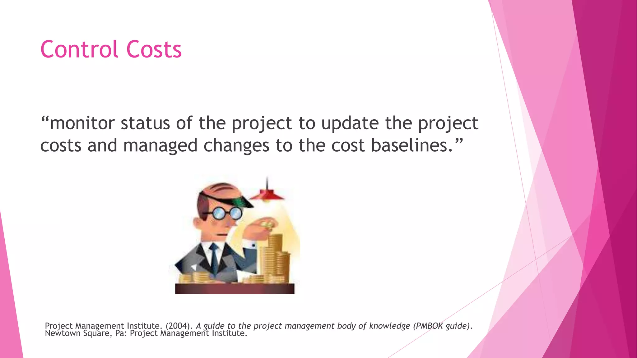 Cost management plan | PPTX
