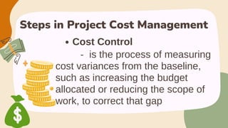 COST MANAGEMENT REPORT | PDF