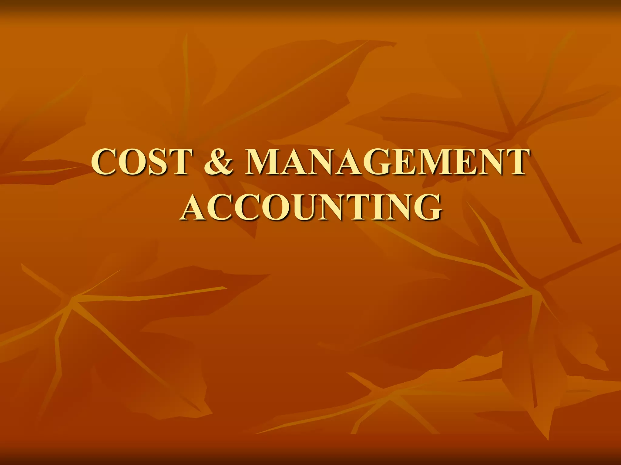 Cost mangement Basic concepts.ppt