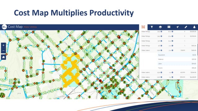 GISinc Cost Map for Water Utilities ArcGIS | Opelika Case Study