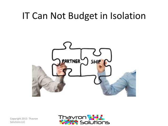 Cost model implications of the budgeting process | PPT