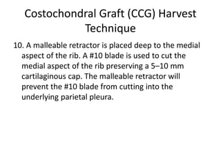 Costochondral graft in maxillofacial surgery | PPTX