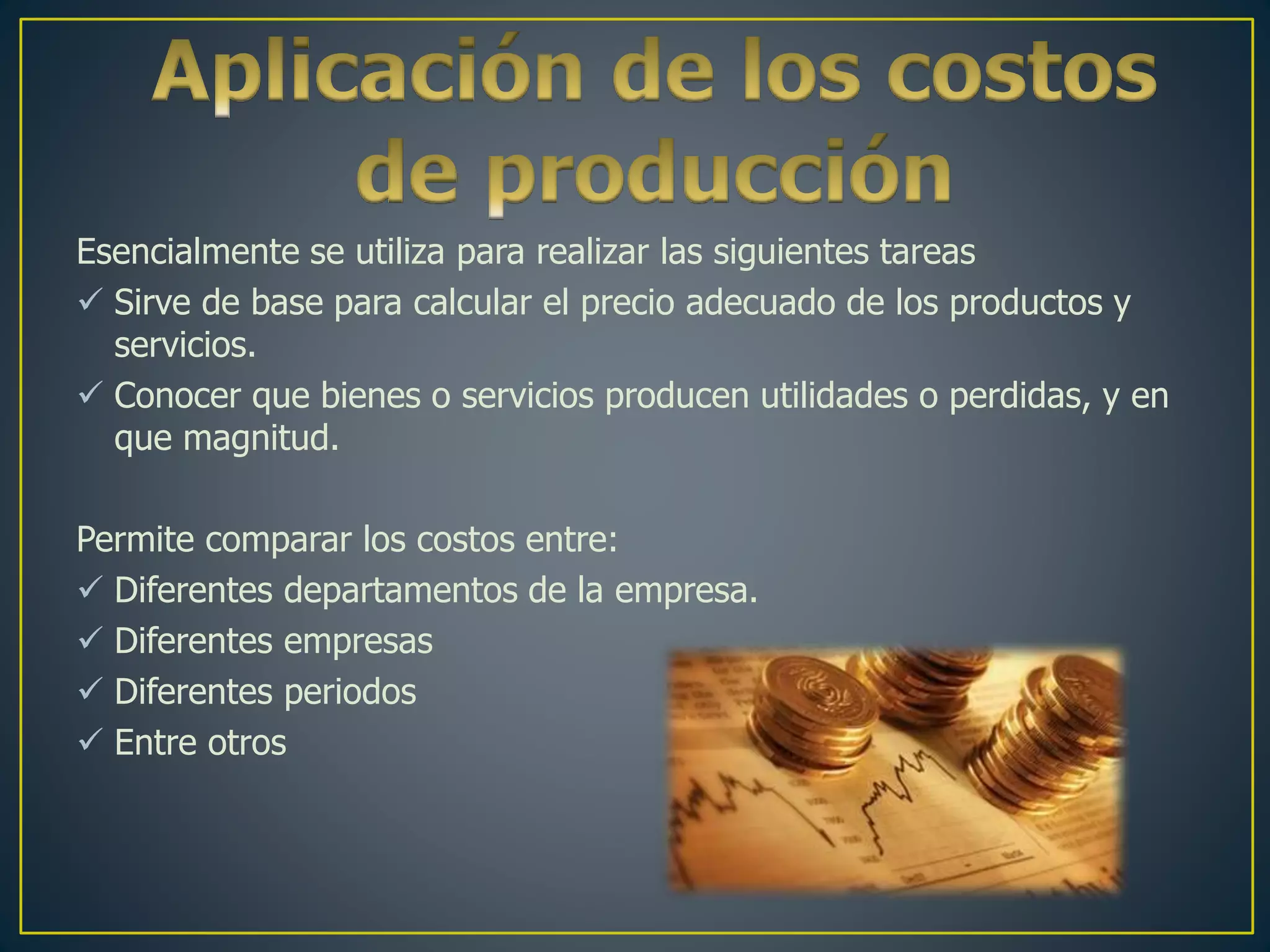 Costo de produccion | PPT