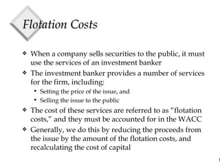 Cost of capital | PPT