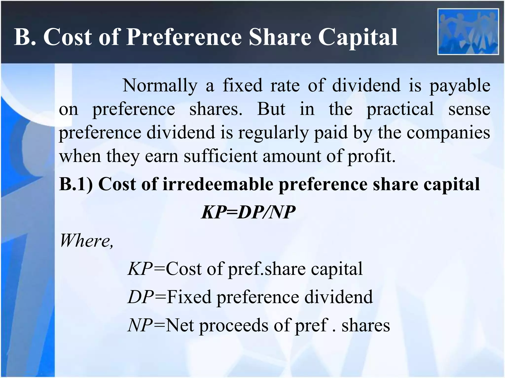 Cost of capital | PPTX
