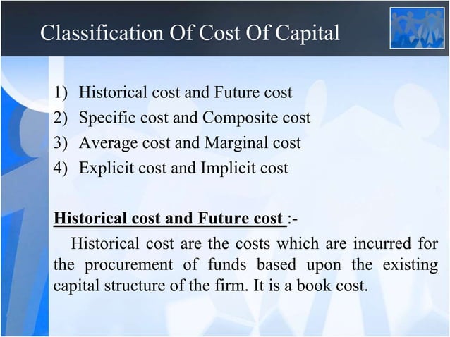 Cost of capital | PPTX