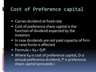 Cost of capital | PPT