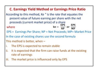 Cost of capital | PPTX
