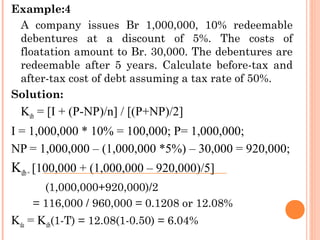 Cost of capital | PPT