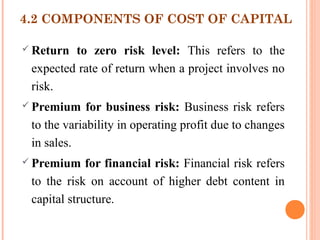 Cost of capital | PPT