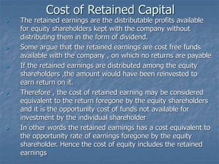 Cost of capital | PPT