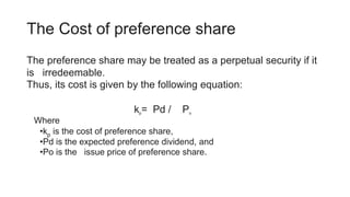 cost of capital problem and explanation with example | PPTX
