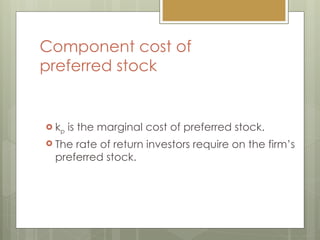 Comprehensive Guide to Cost of Capital and WACC Calculation | PPT