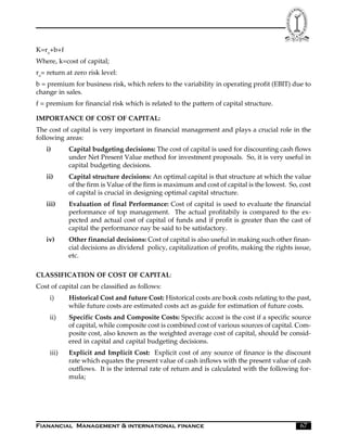 Cost Of Capital Pdf