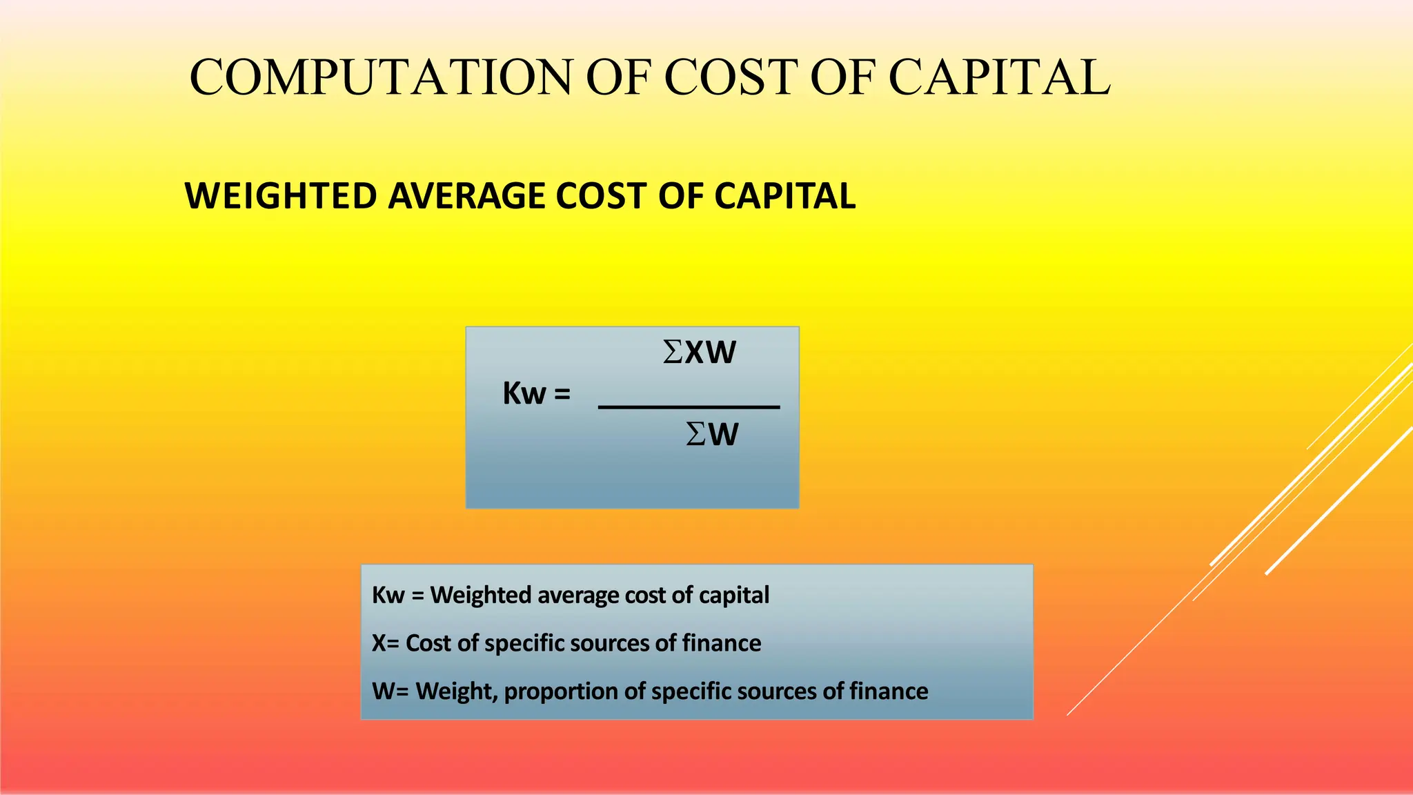 Cost of Capital Calculation and introduction.pptx