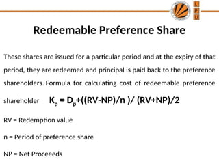 Cost of Capital Imp.pptsd,mfncksjdnfckjsandfjk | PPT