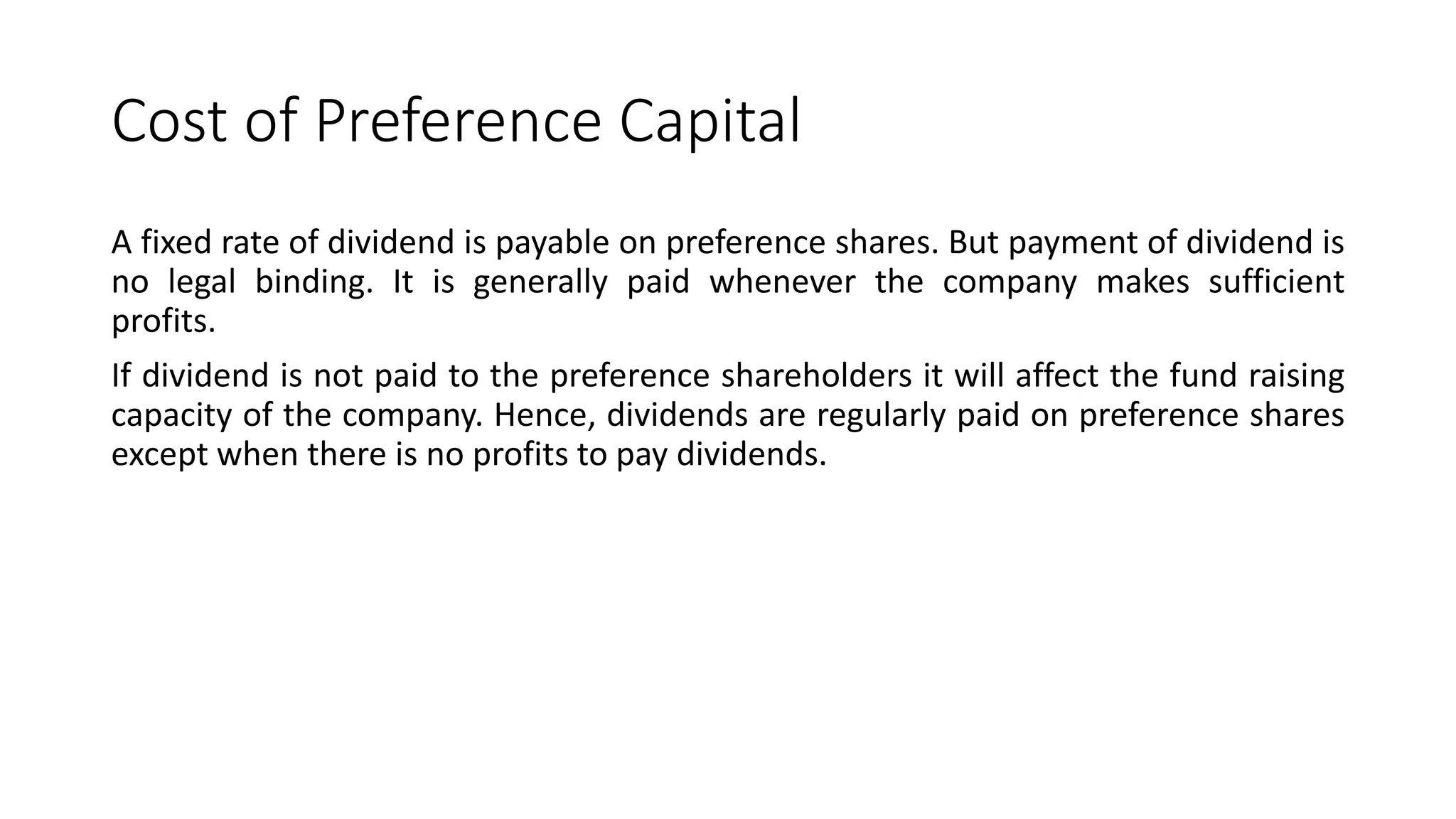 Cost of Preference Capital Soved Problems-kp | PPTX