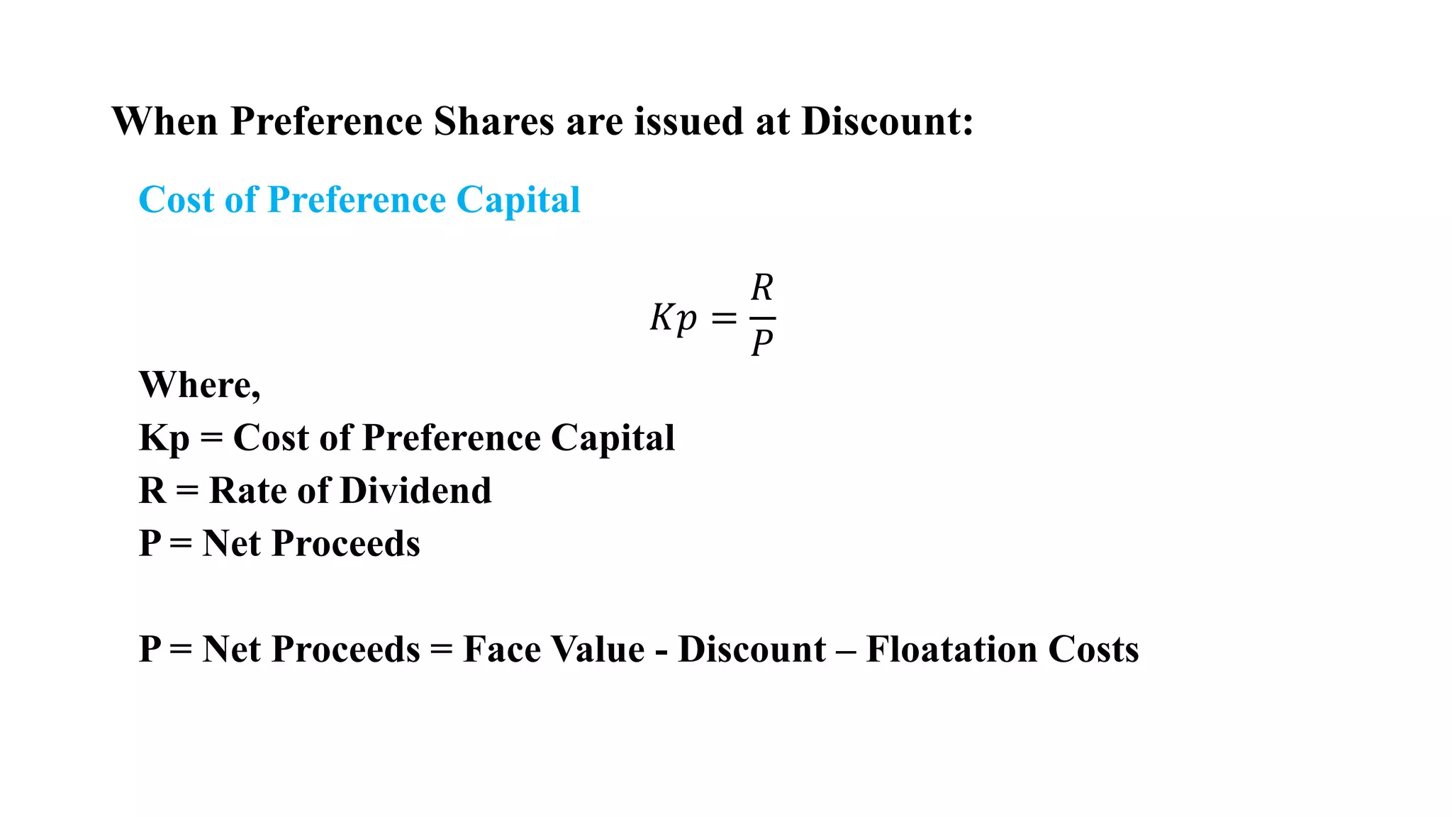 Cost of Preference Capital Soved Problems-kp | PPTX