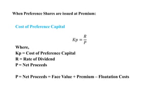 Cost of Preference Capital Soved Problems-kp | PPTX