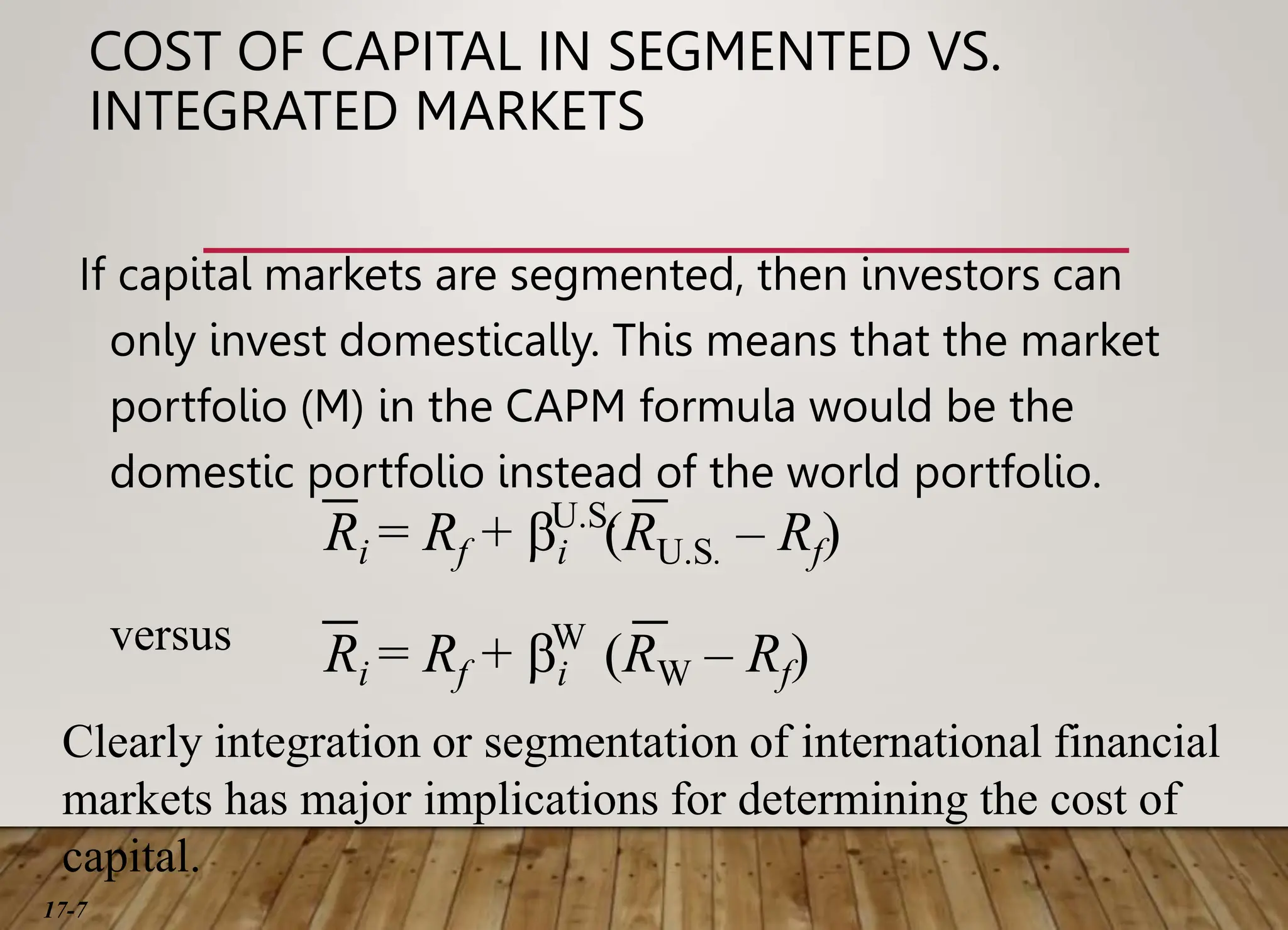 Cost of capital structure and international budgeting | PPTX