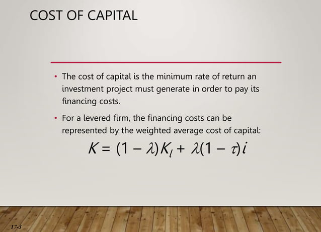 Cost of capital structure and international budgeting | PPTX | Stocks ...