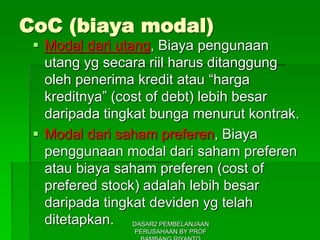 Cost of Capital | PPSX