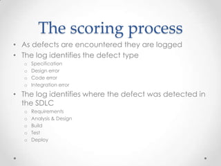 Cost of defects | PPT