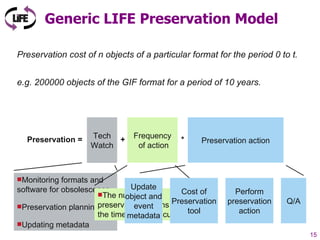 Cost of digitisation and preservation (24-10-07) | PPT