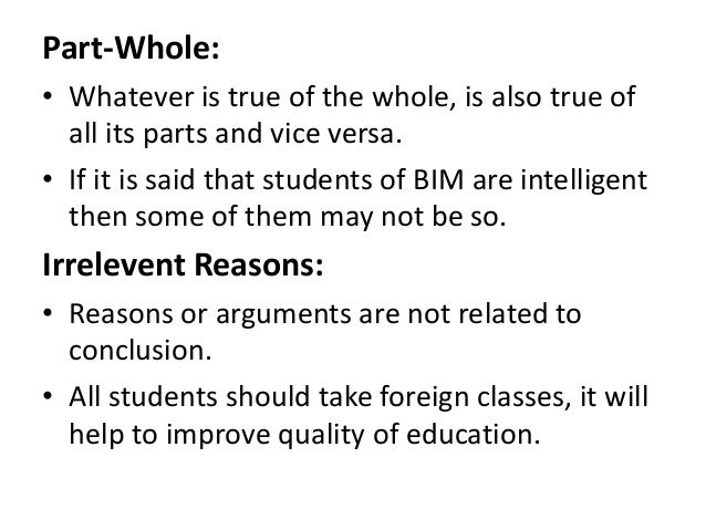 Cost Of Fallacious Reasoning Cost Of Fallacious Reasoning
