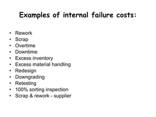 Cost of quality | PPT