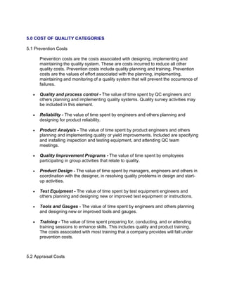 Cost of quality | DOC